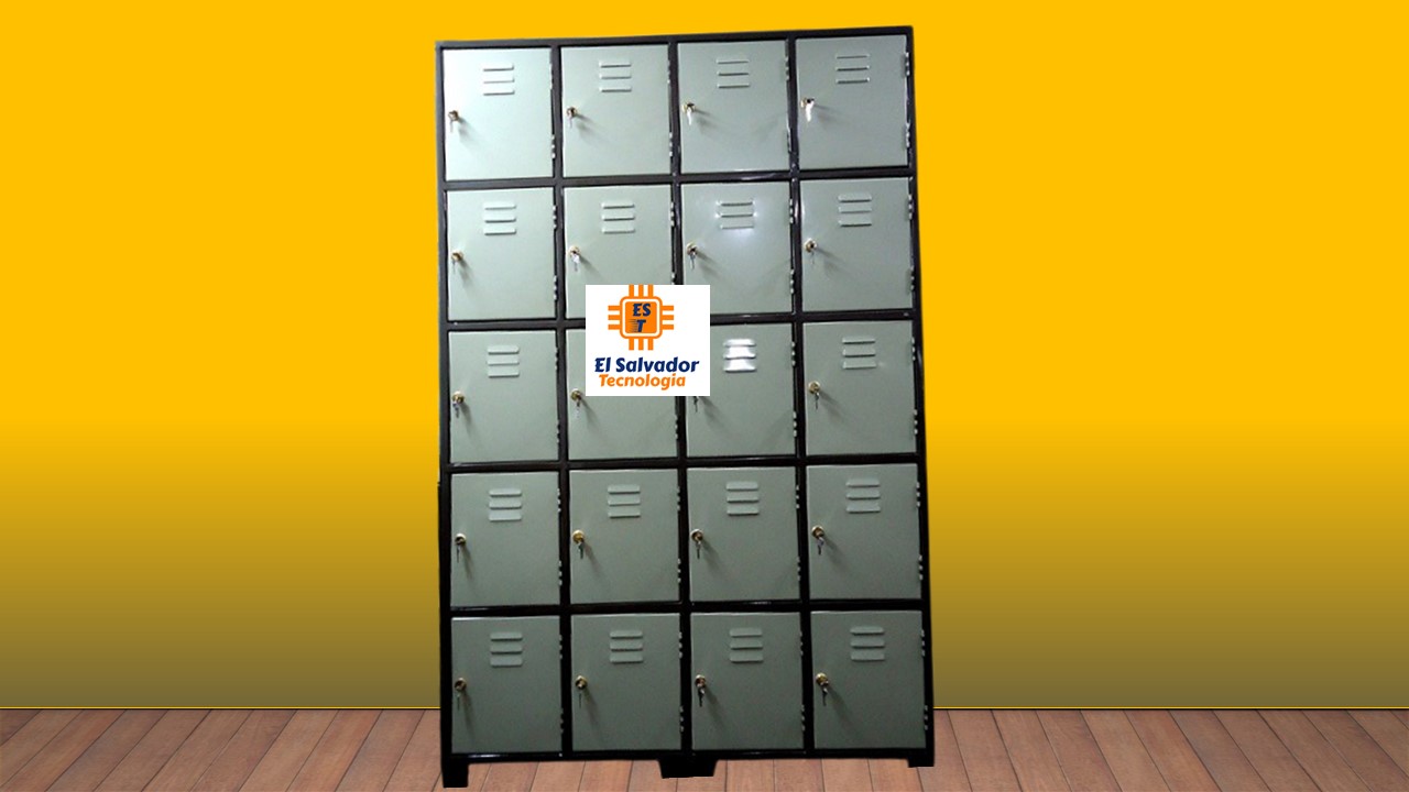 Locker de 4 Cuerpos 20 puertas Con Chapa Smart Flex 0049