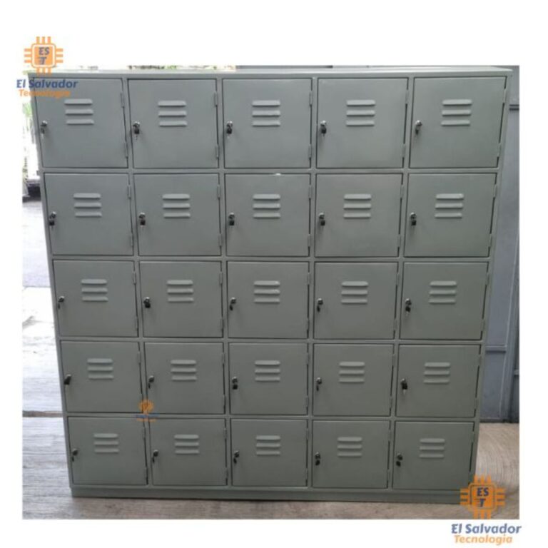 Locker de 25 Puertas Con llave CMK Ideal para Áreas de Limpieza